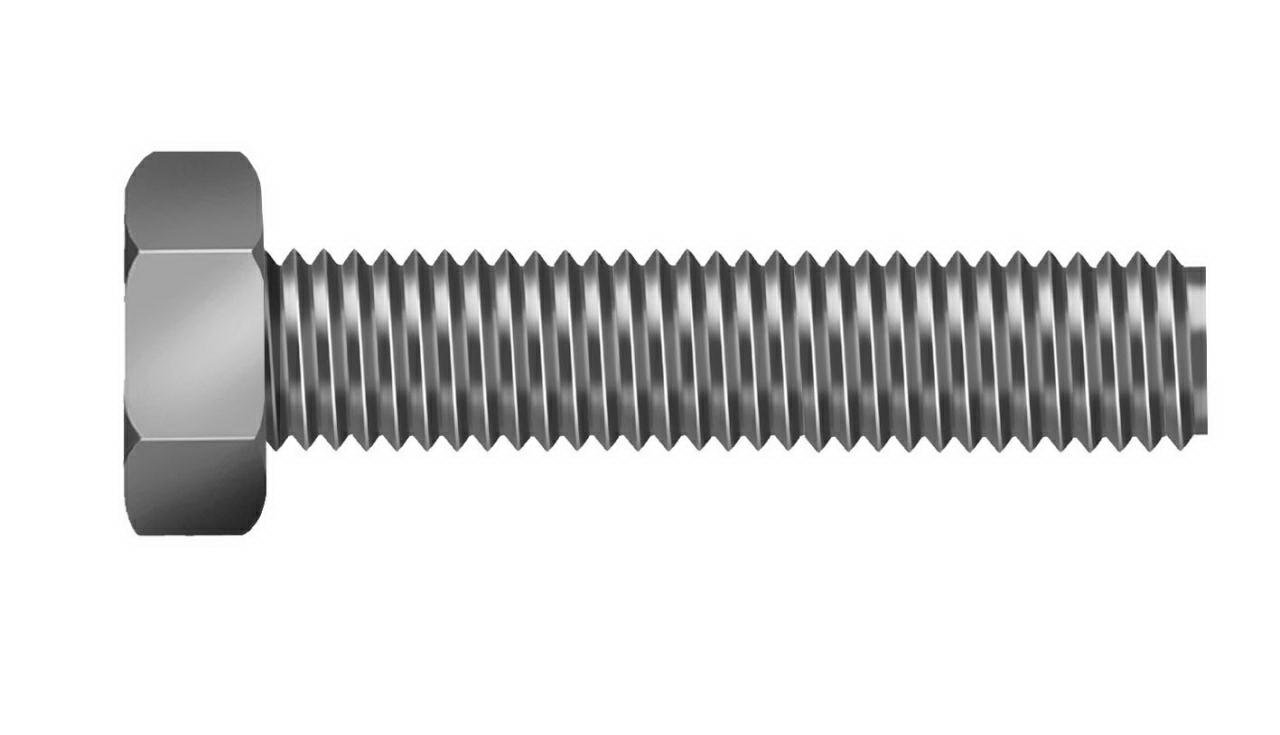 Parafuso Sextavado Rosca Inteira 3/8 X 7/8 [ 50220604 ] Metalbo