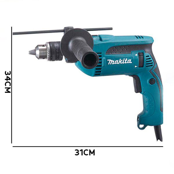 Furadeira 1/2 760w Impacto Cmaleta E Kit 9 Pecas [ Hp1640kx1 ] 220v Makita